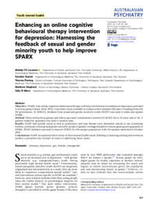 City Research Online - Enhancing an online cognitive behavioural therapy intervention for ...